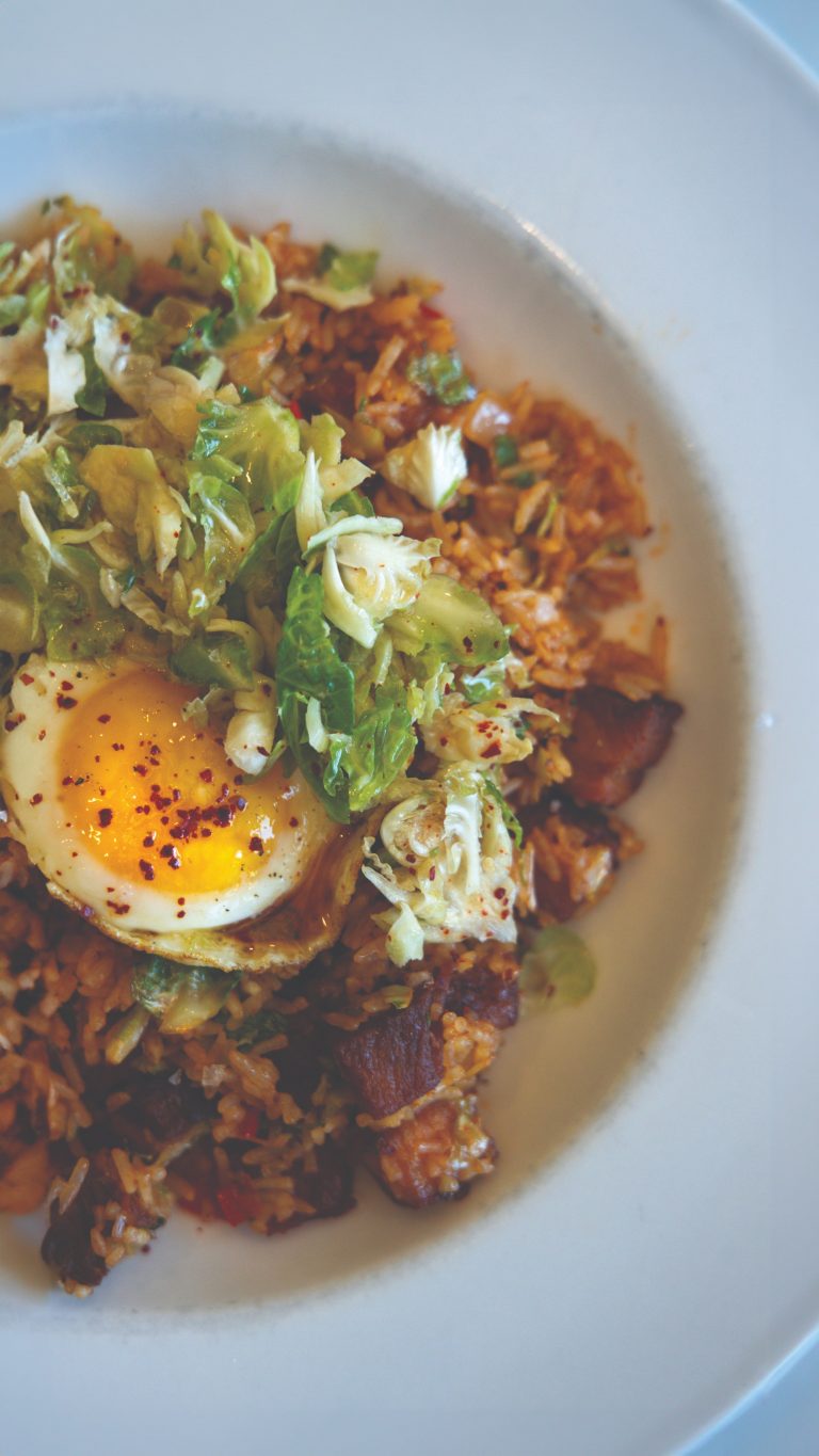 The Mockingbird's Brussels Sprouts Fried Rice - Edible Nashville