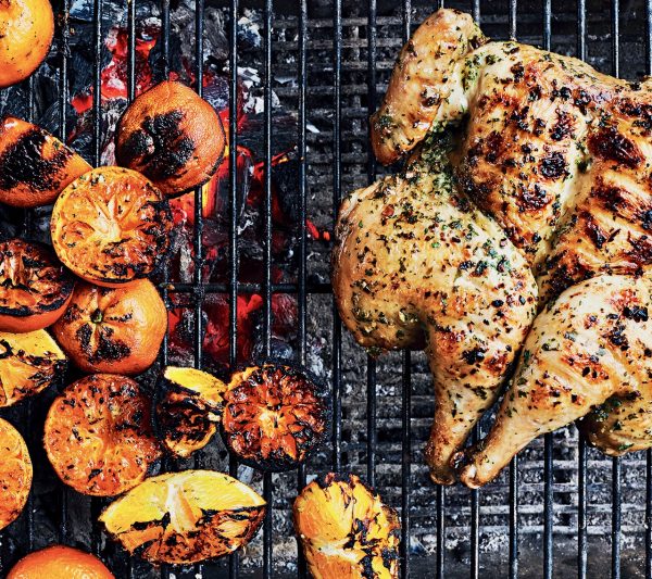 Spatchcocked Chicken with Garlic, Parsley, and Orange - Edible Nashville