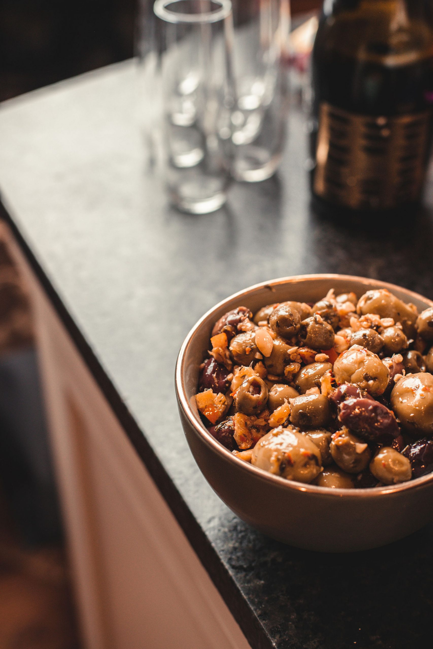 Warm Marinated Olives - Edible Nashville