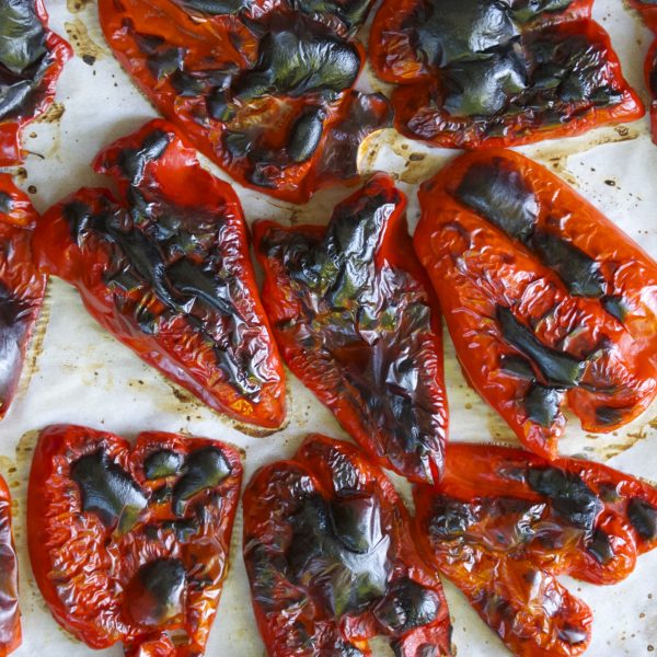 Roasted Red Bell Peppers - Edible Nashville