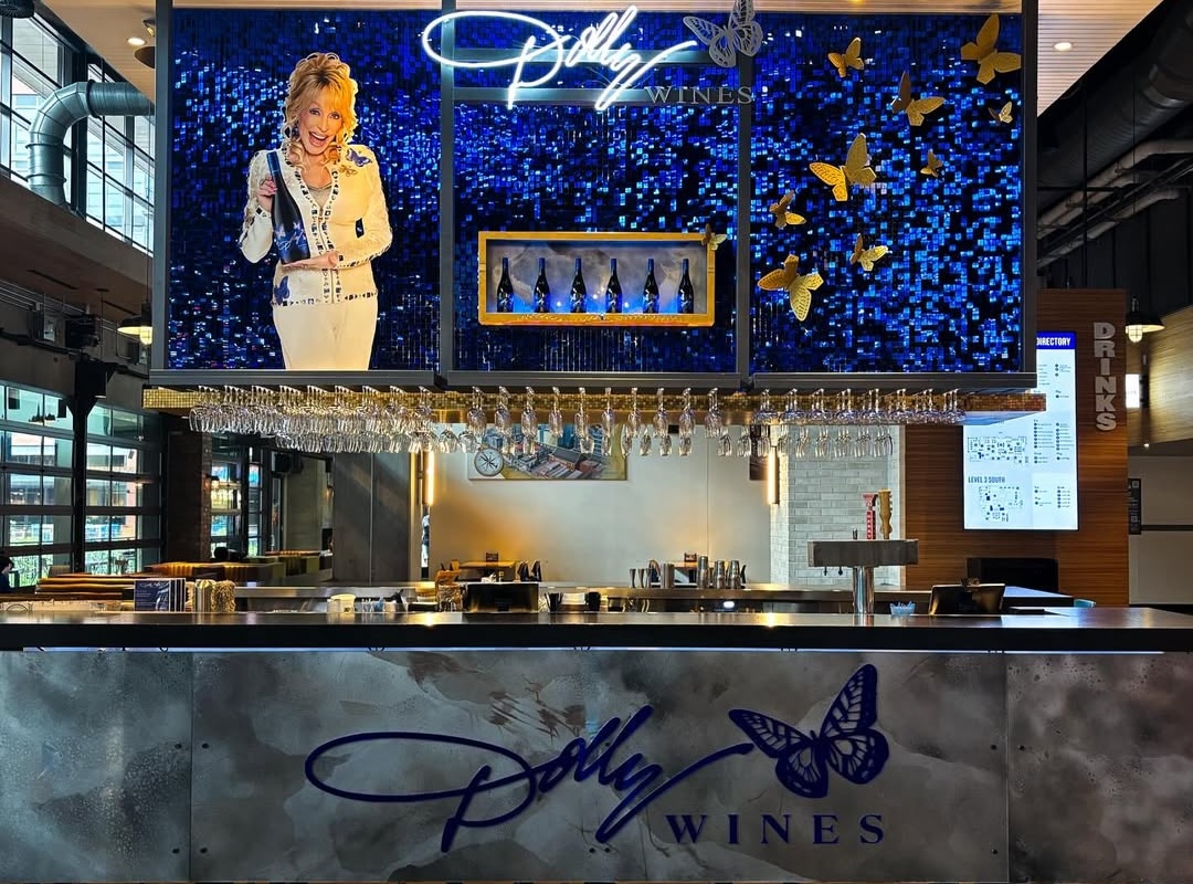 Take a Look at Dolly Parton's New Wine Bar in Downtown Nashville
