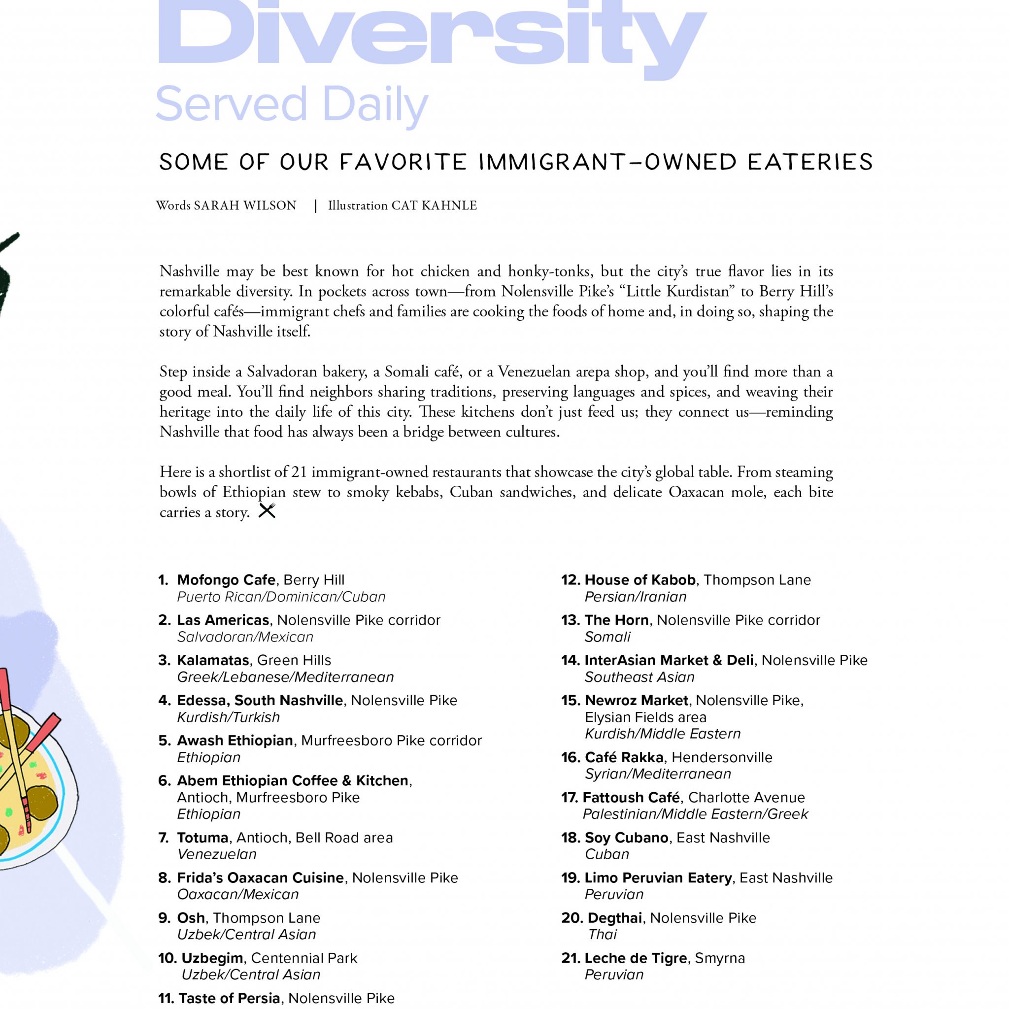 21 Immigrant Owned Restaurants We Love - Edible Nashville